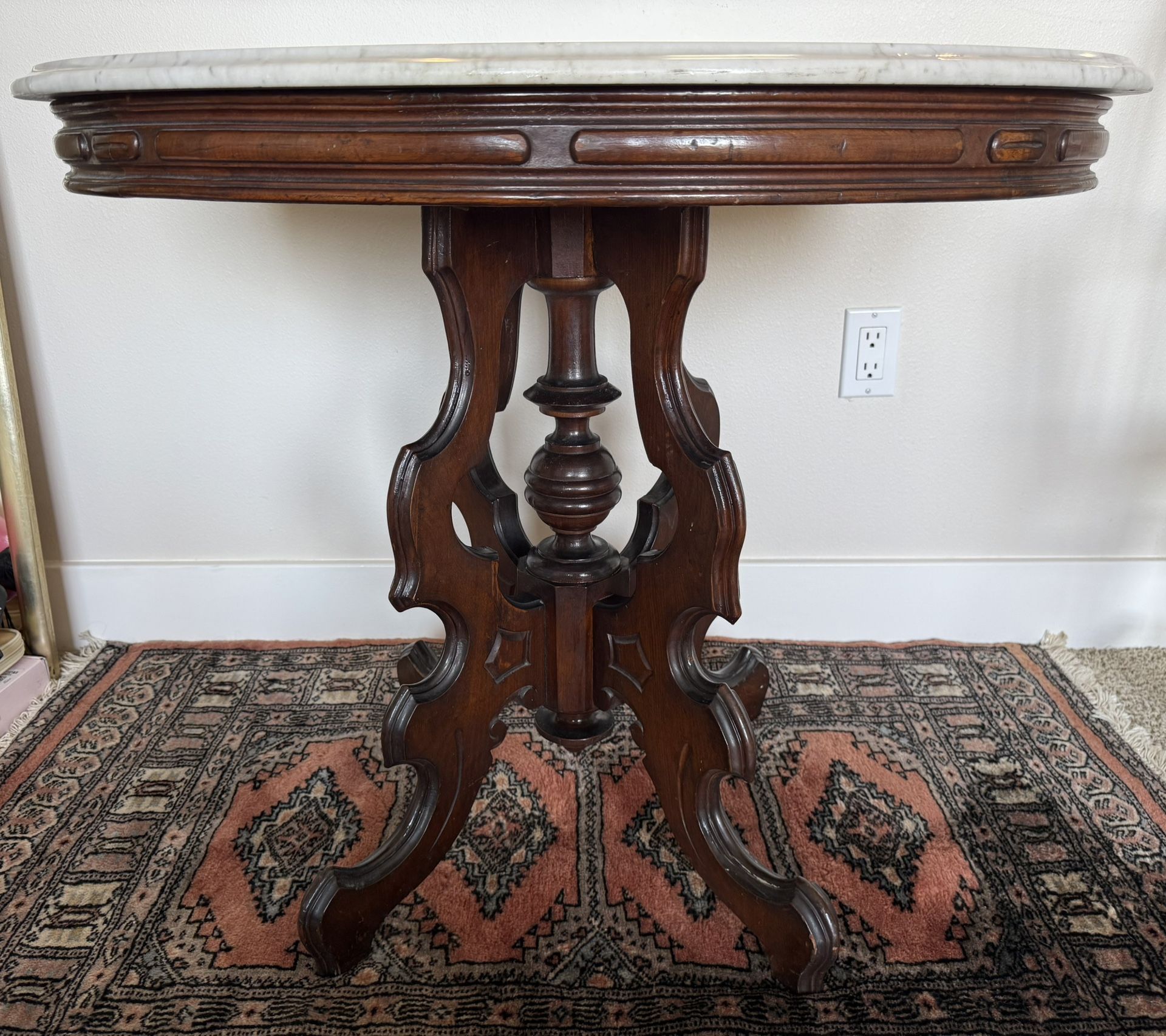 Oval Victorian Parlor Tables Antique Victorian Parlor Table Mahogany