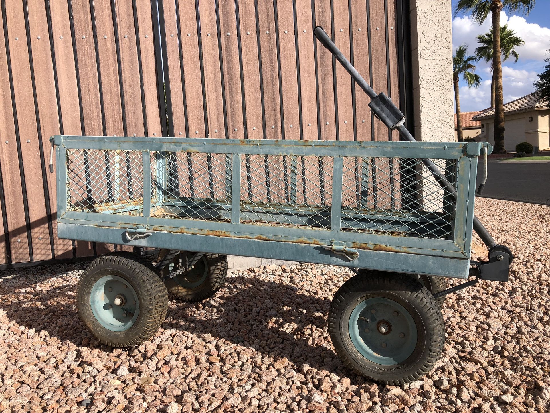 Garden Cart. Utility Cart. Farm. Tractor. Landscaping. ATV. Rock ...