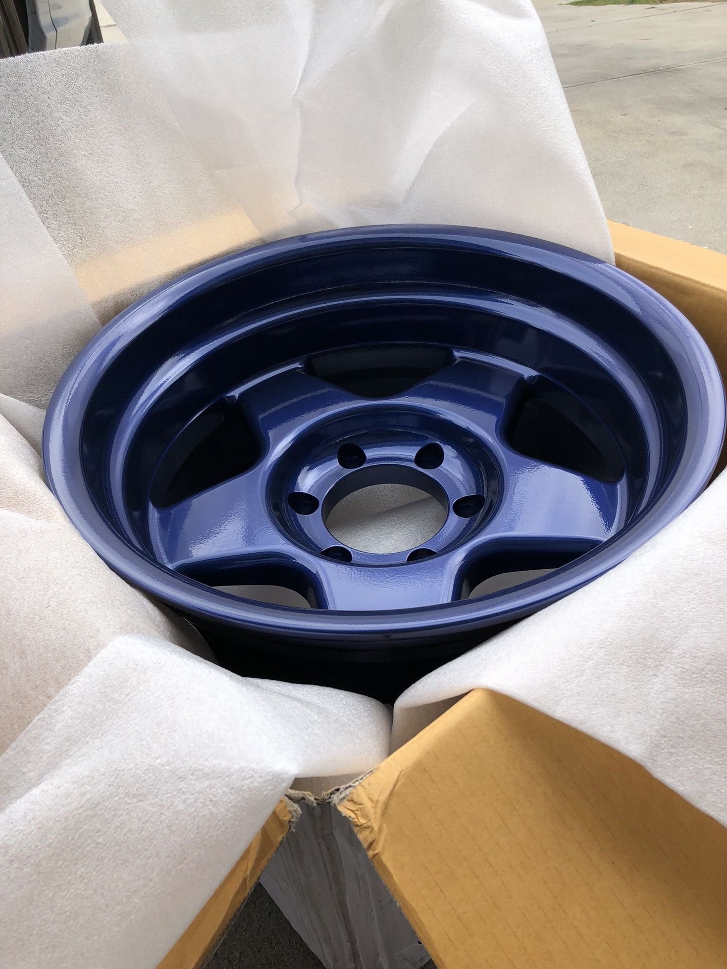 SCS Stealth Custom Series F5 wheels magnesium Blue 17x9 for Sale in ...