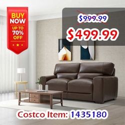 Rawlins leather loveseat store