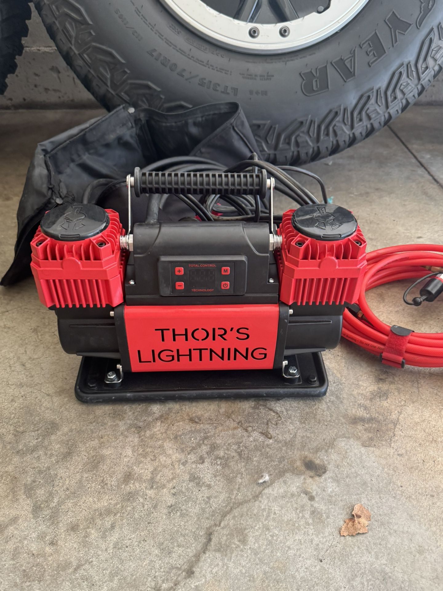 Thor's Lightning Portable TotalControl 12v True Dual Air Compressor 10. ...