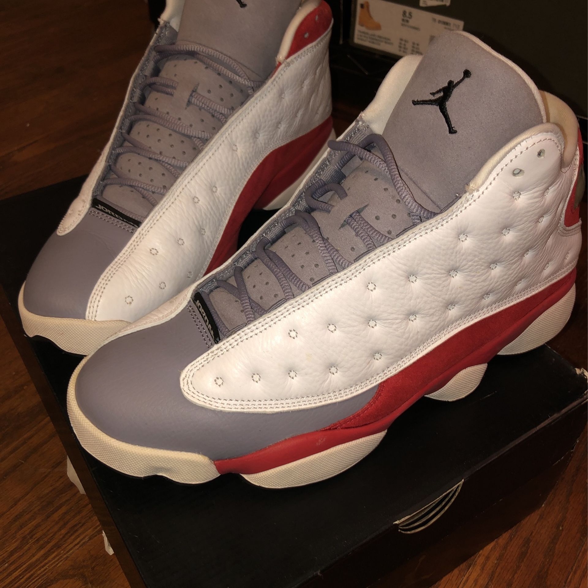 Grey Toe 13s On Feet