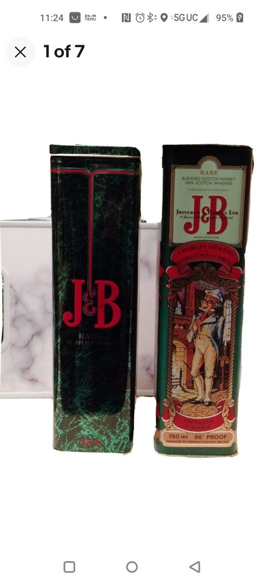 Justers And Brooks Tin Cans Storage, Centerpiece, Collectible for Sale ...