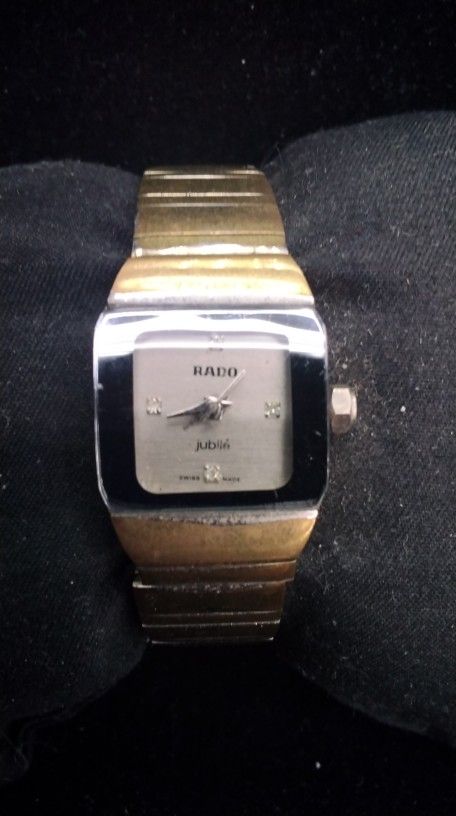 RADO DIASTAR JUBILE WATCH HIGH TECH CERAMIC LADY QUARTZ DIAMOND DIAL ...