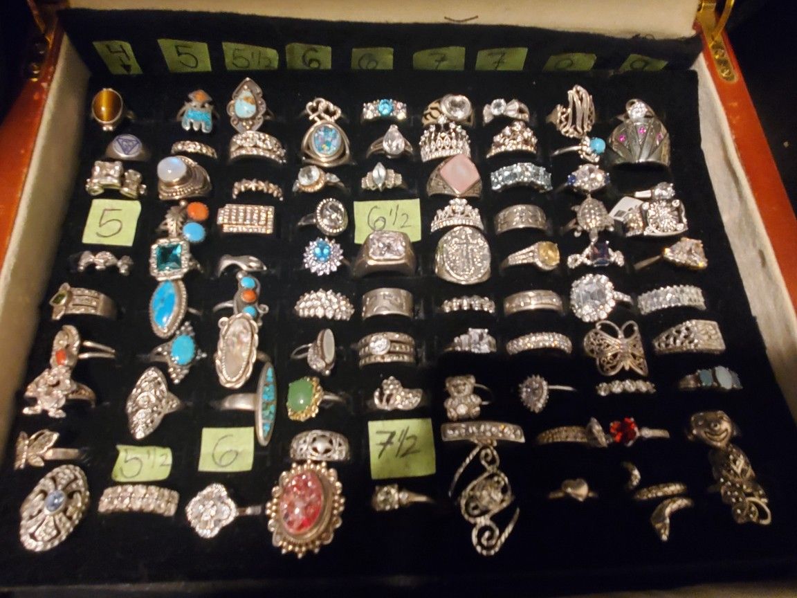 Real Sterling Silver Rings Plata for Sale in Lancaster, CA - OfferUp