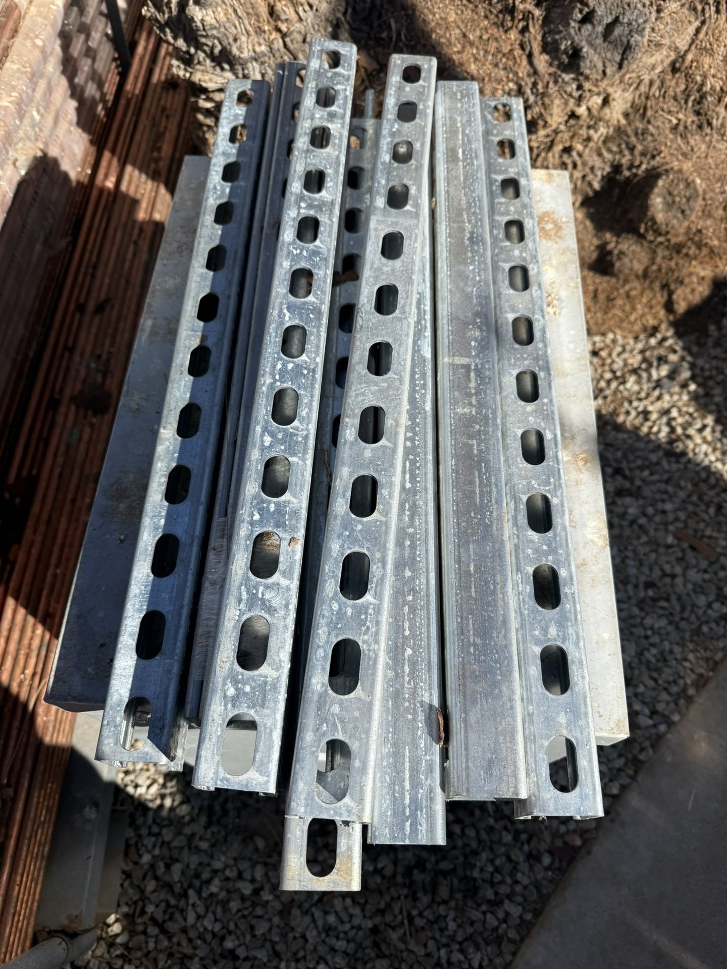 2 ft. 12-Gauge Half Slotted Metal Framing Strut Channel for Sale in ...