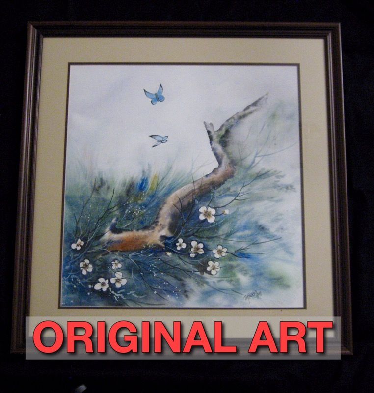 Authentic Original Watercolor Painting Art Framed by Tim Pafford for ...