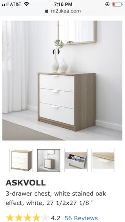 Ikea Askvoll 3 drawer chest for Sale in Los Angeles CA OfferUp