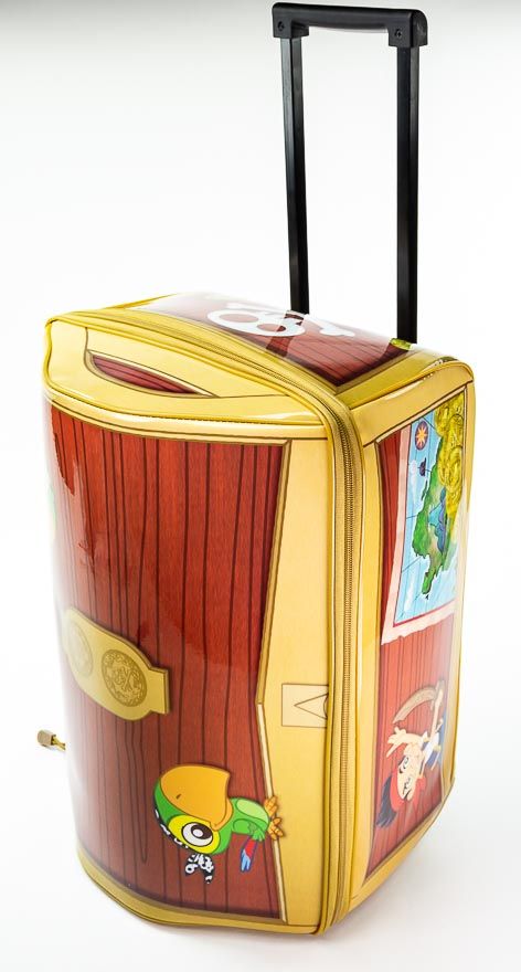 Disney's Jake & Neverland Pirates Themed Kids Rolling Luggage Carry-On ...