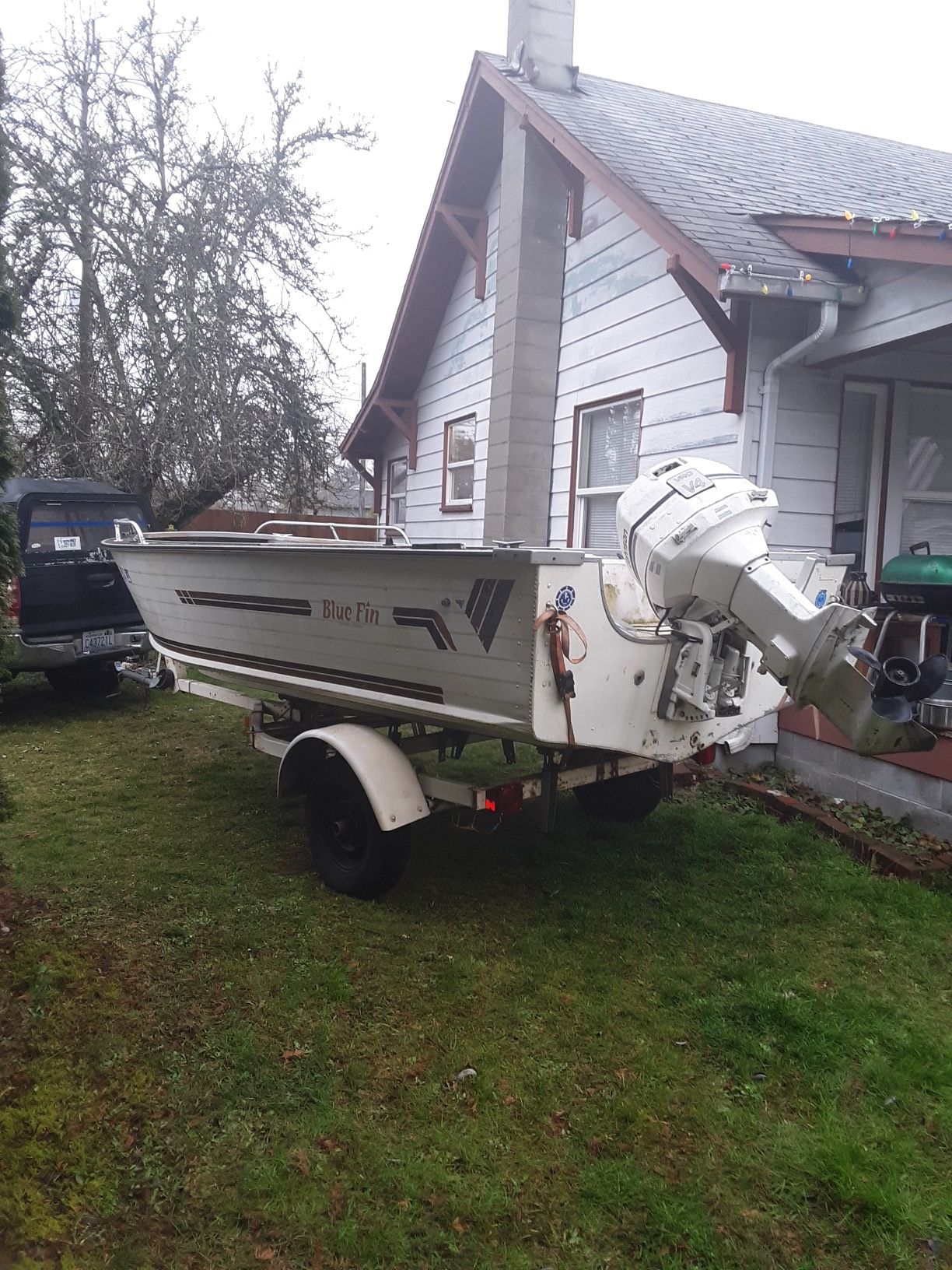 1988 blue fin 16 foot aluminum for Sale in Centralia, WA - OfferUp
