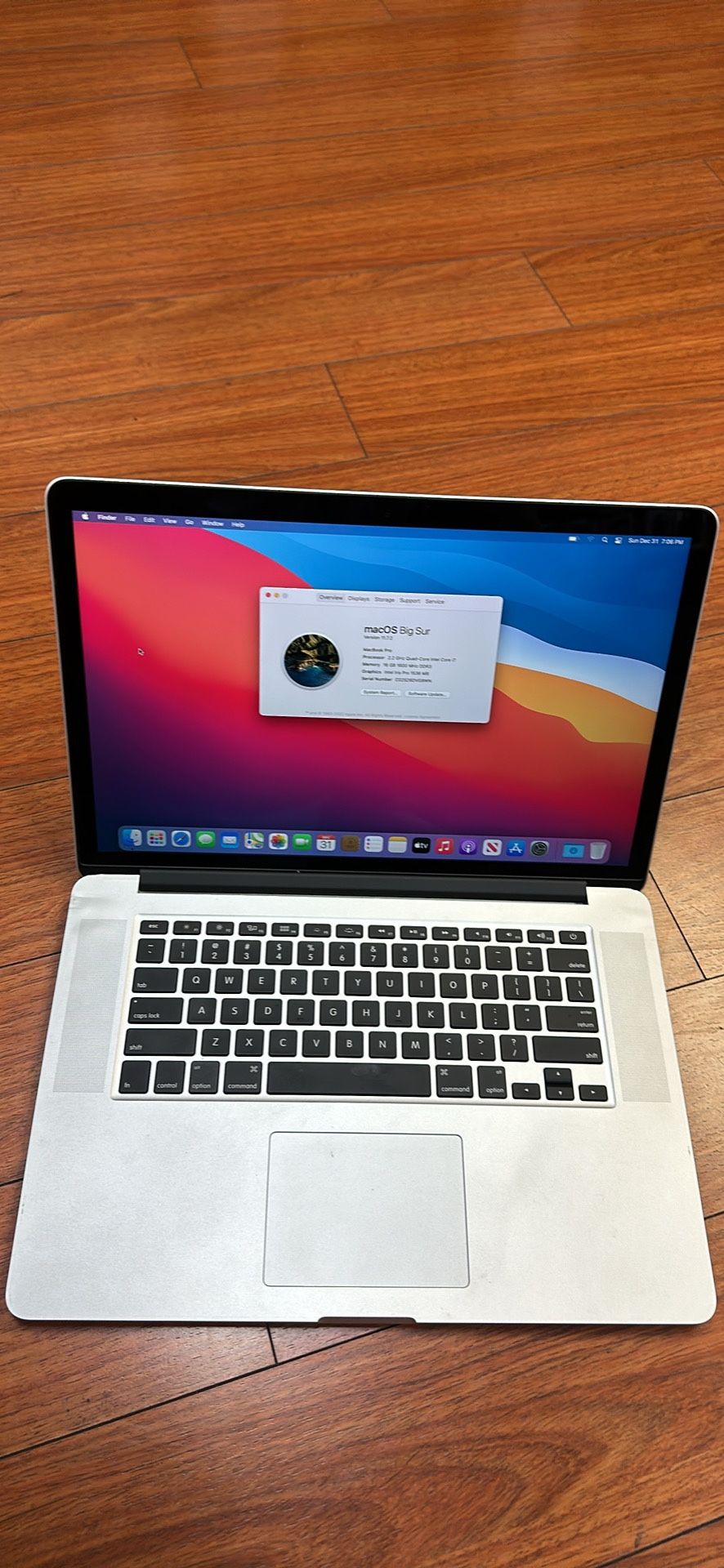 MacBook pro A1398 i7 16GB-256GB 2015 for Sale in Brea, CA - OfferUp
