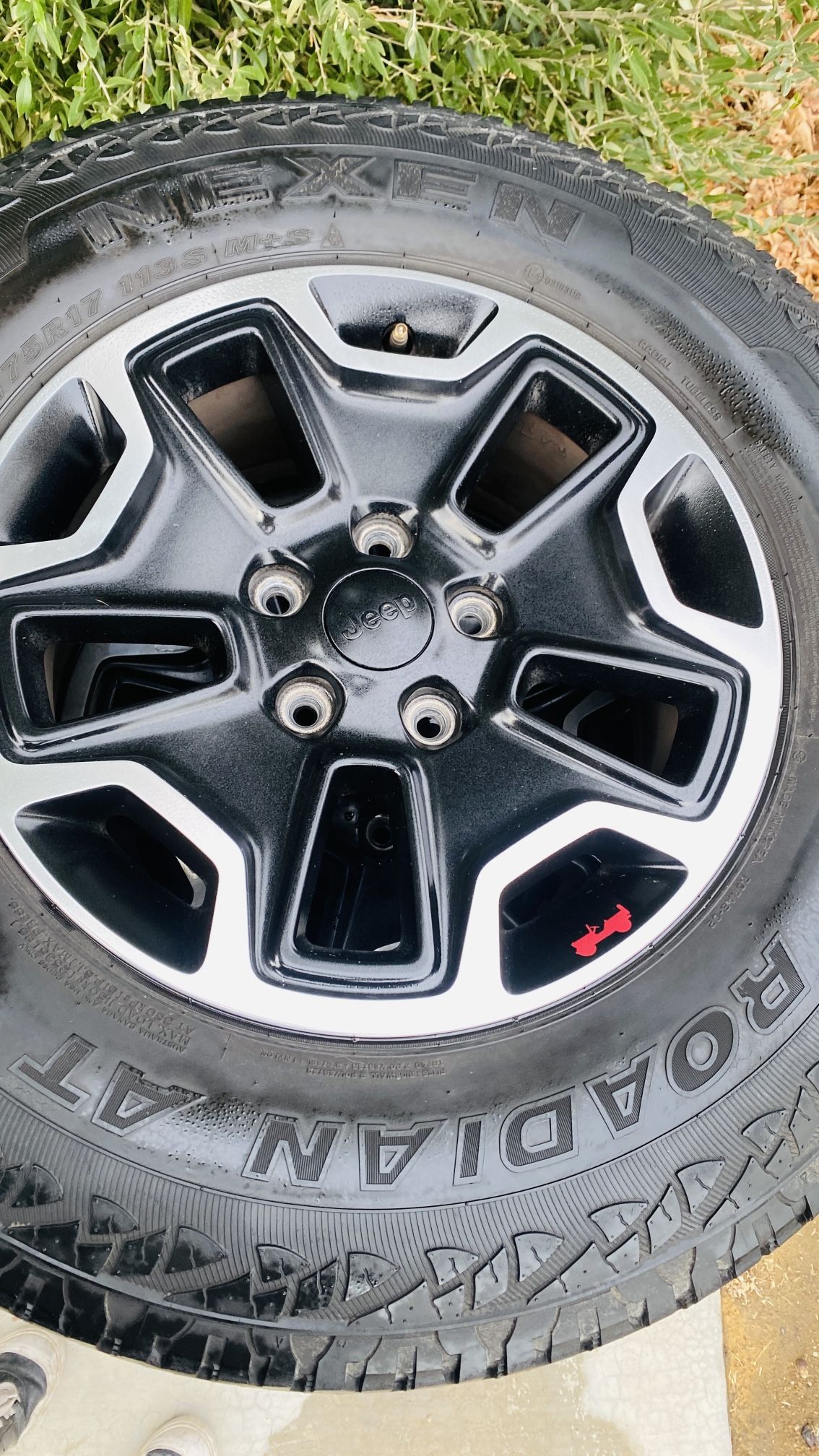 Jeep Rubicon Rims And Tires Set Of Four for Sale in Victorville, CA ...