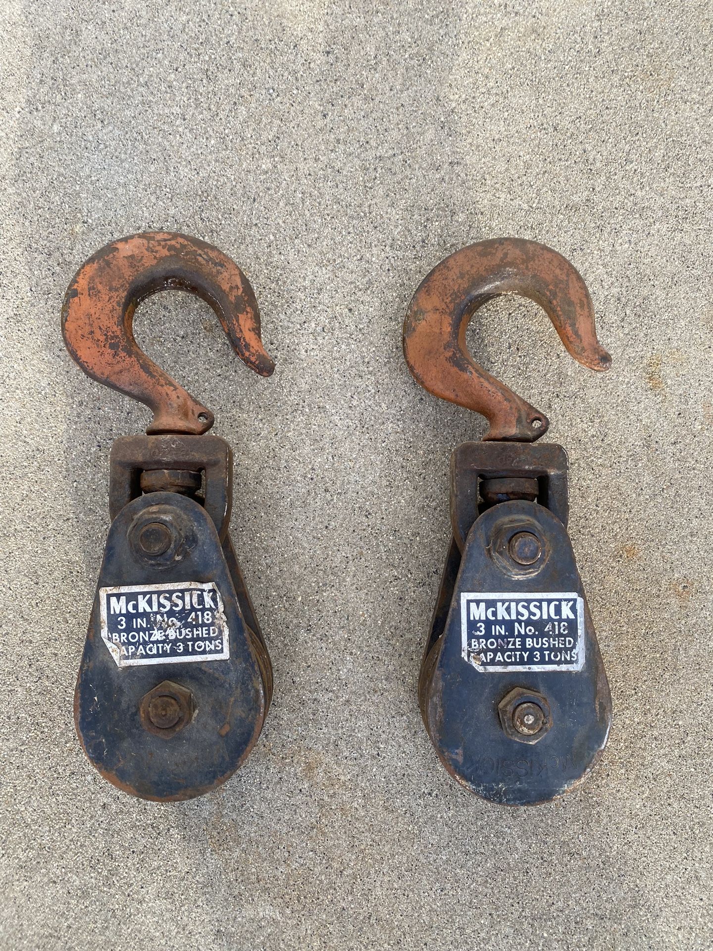 Mckissick 3 Ton Snatch Block With Hook Mount for Sale in Escondido, CA ...