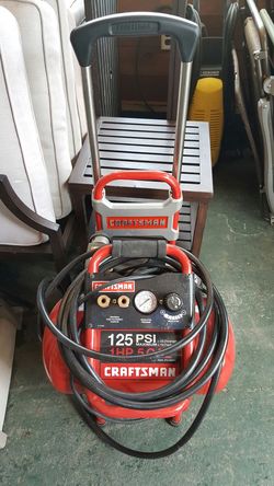 Craftsman 1 hp 5 gallon air compressor store