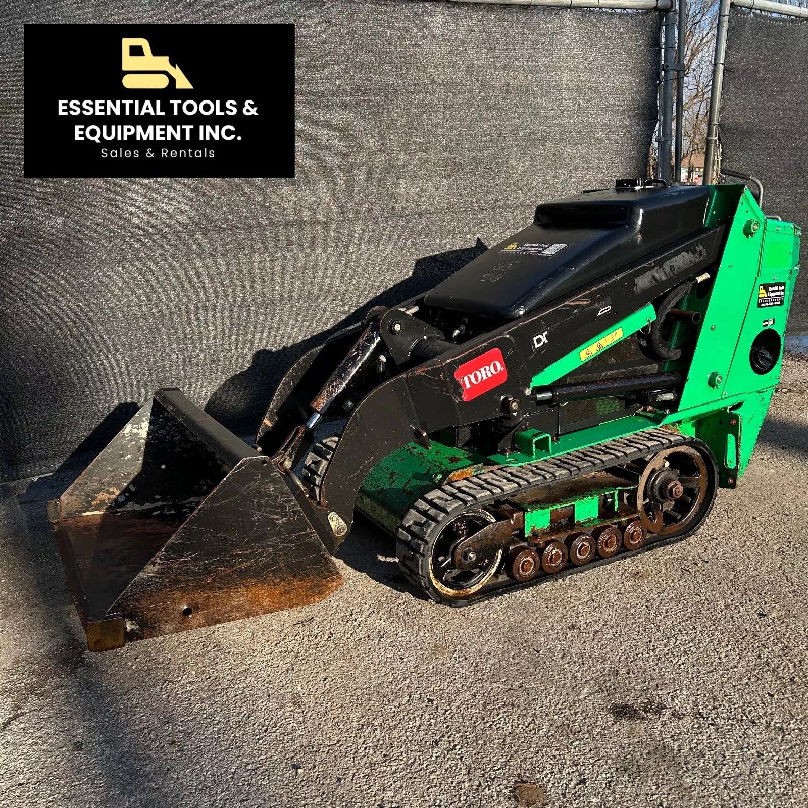 2018 Toro Dingo TX525 Walk Behind Mini Skid Steer Track Loader Kubota ...