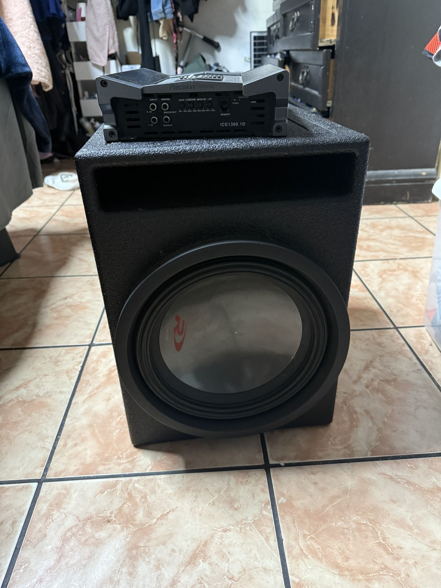 12in Alpine Type R Subwoofer with Amp for Sale in Los Angeles, CA - OfferUp