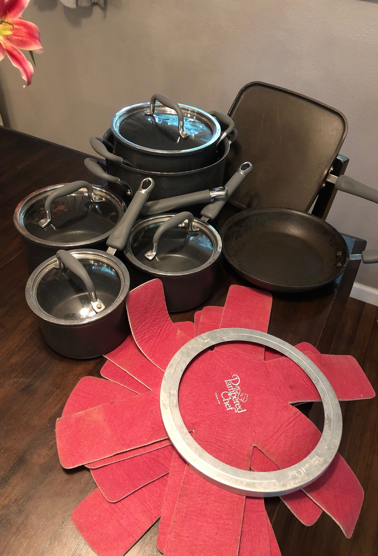 12 piece set of Pampered Chef cookware for Sale in Bonney Lake, WA ...