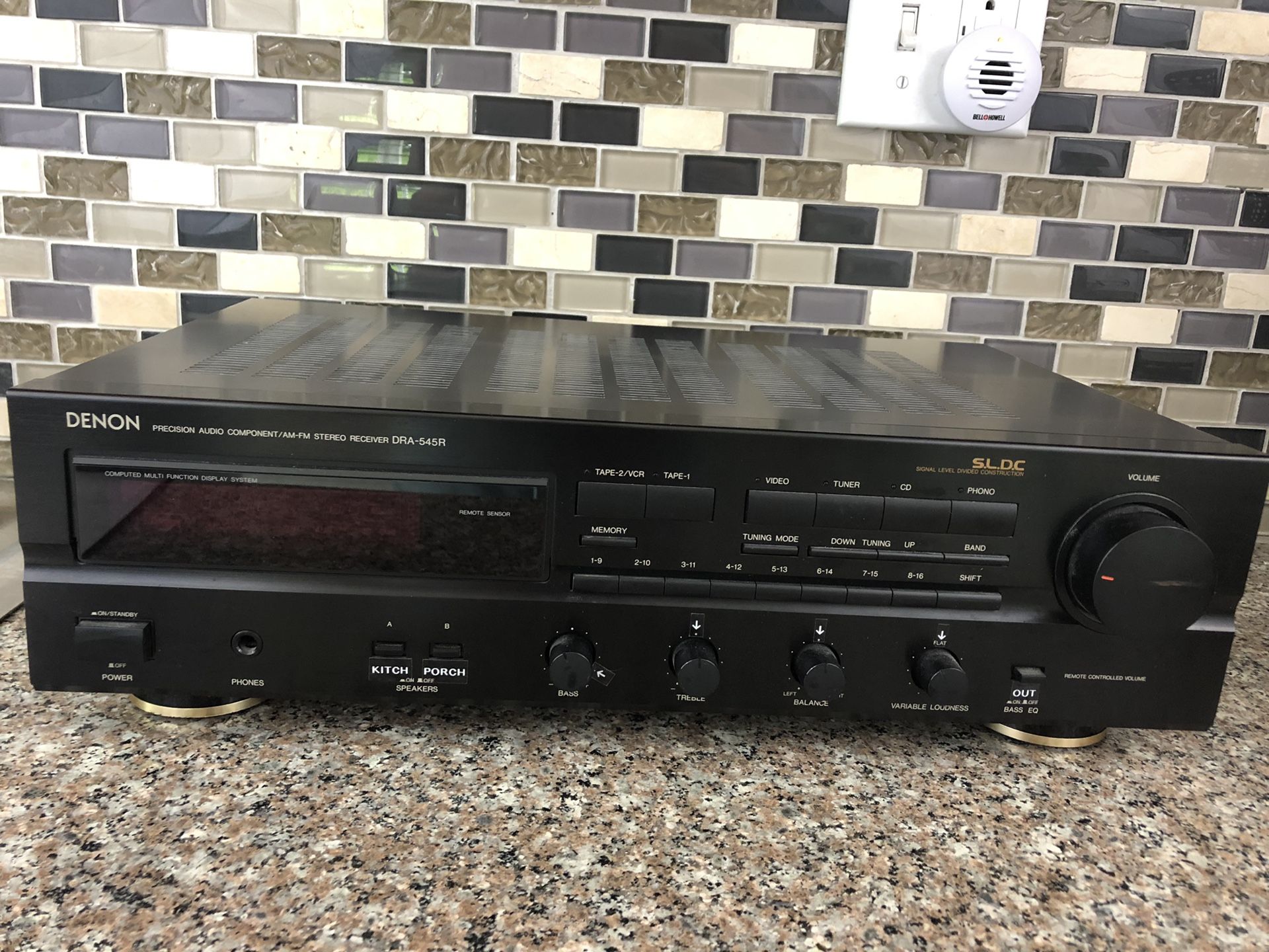 Denon Receiver DRA-545R Amplifier Precision Audio Component AM/FM ...