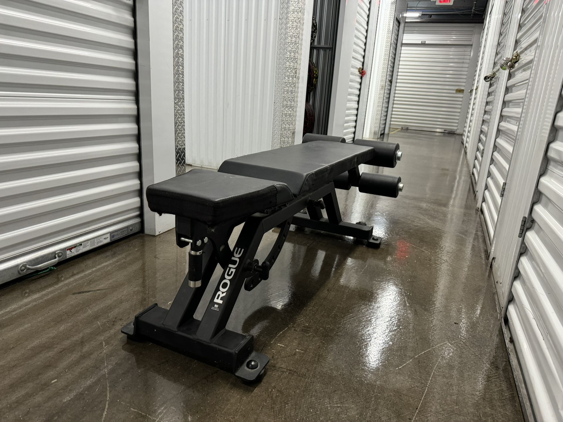 Rogue Adjustable Bench With leg Support Attachment. for Sale in Las ...