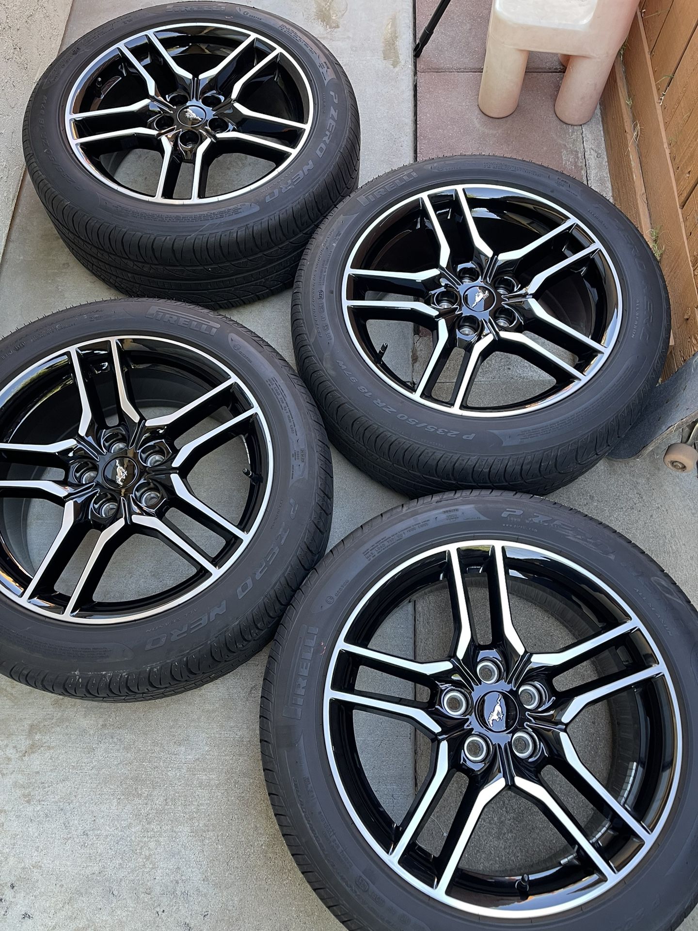 OEM Ford Mustang Stock 18 Inch Wheels. for Sale in Fresno, CA - OfferUp