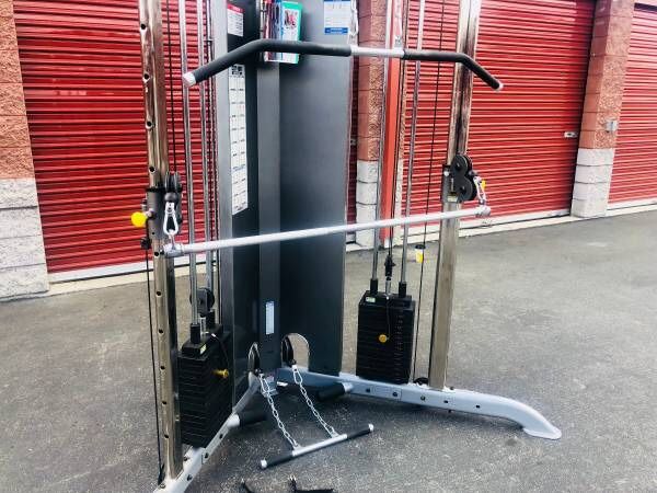 Tuff stuff CXT-100 cable machine / functional trainer with 2x 150lb ...