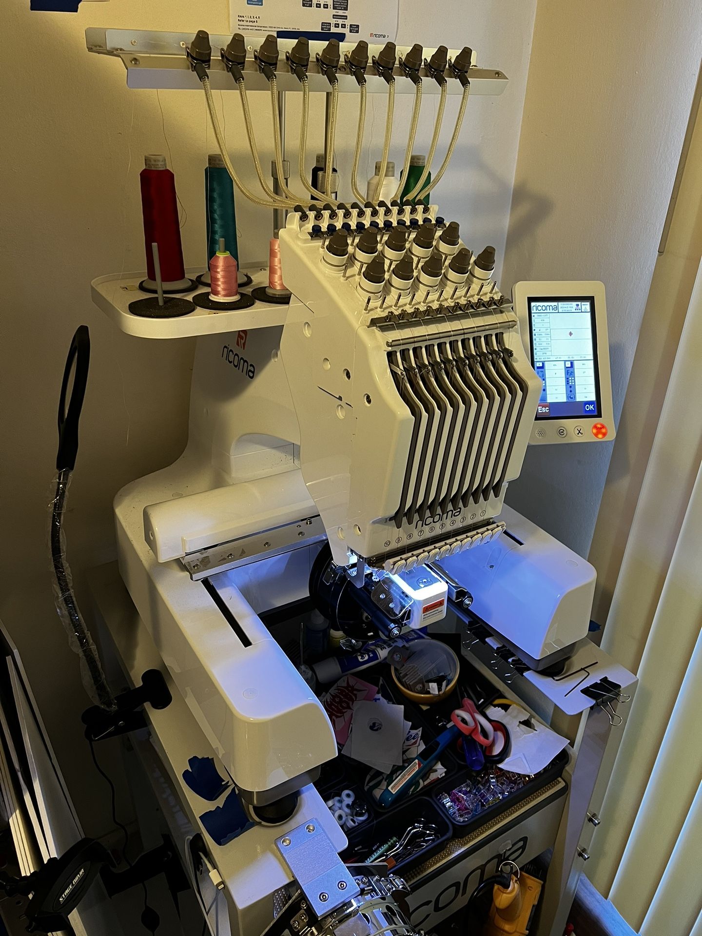 Ricoma EM-1010 Embroidery Machine + Extras for Sale in Los Banos, CA ...