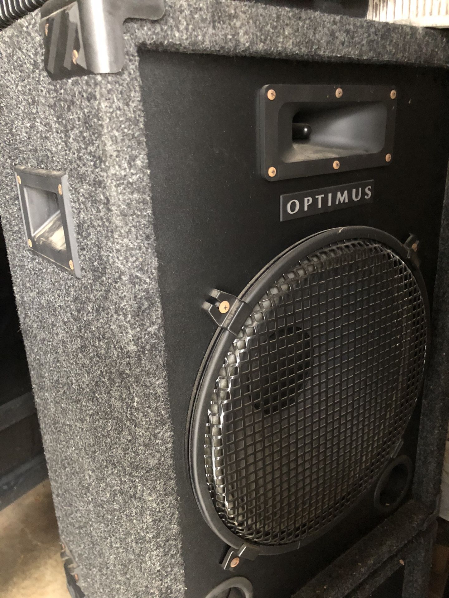 15” PA Speakers Optimus for Sale in Almo, KY - OfferUp