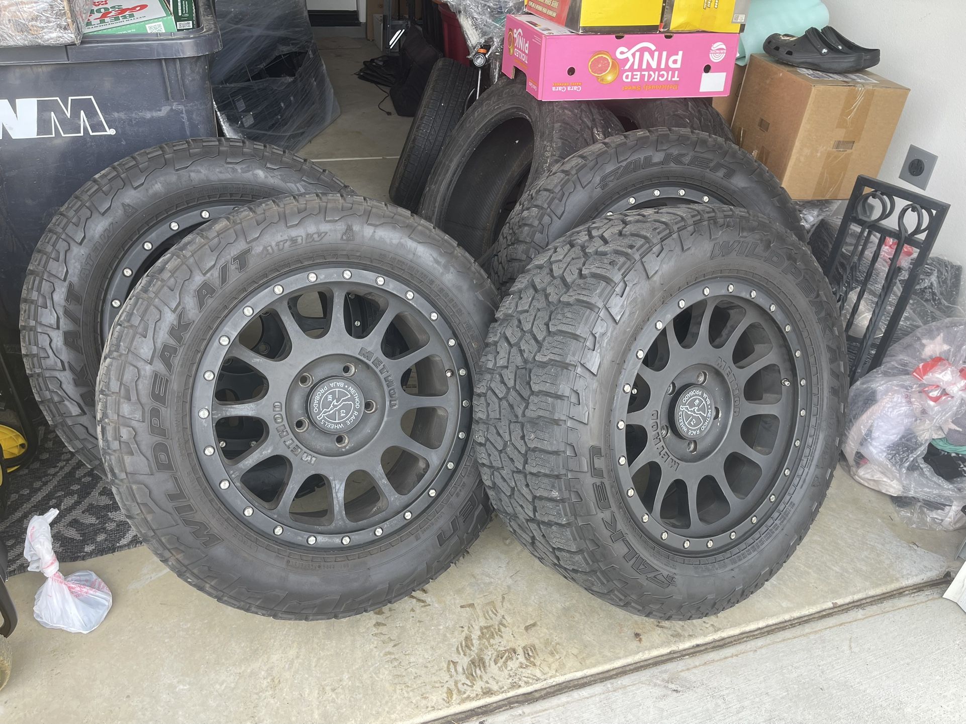 Method Wheels 5X150 MR305 20x10 Falken Wildpeak At3w 305 55 R20 for ...