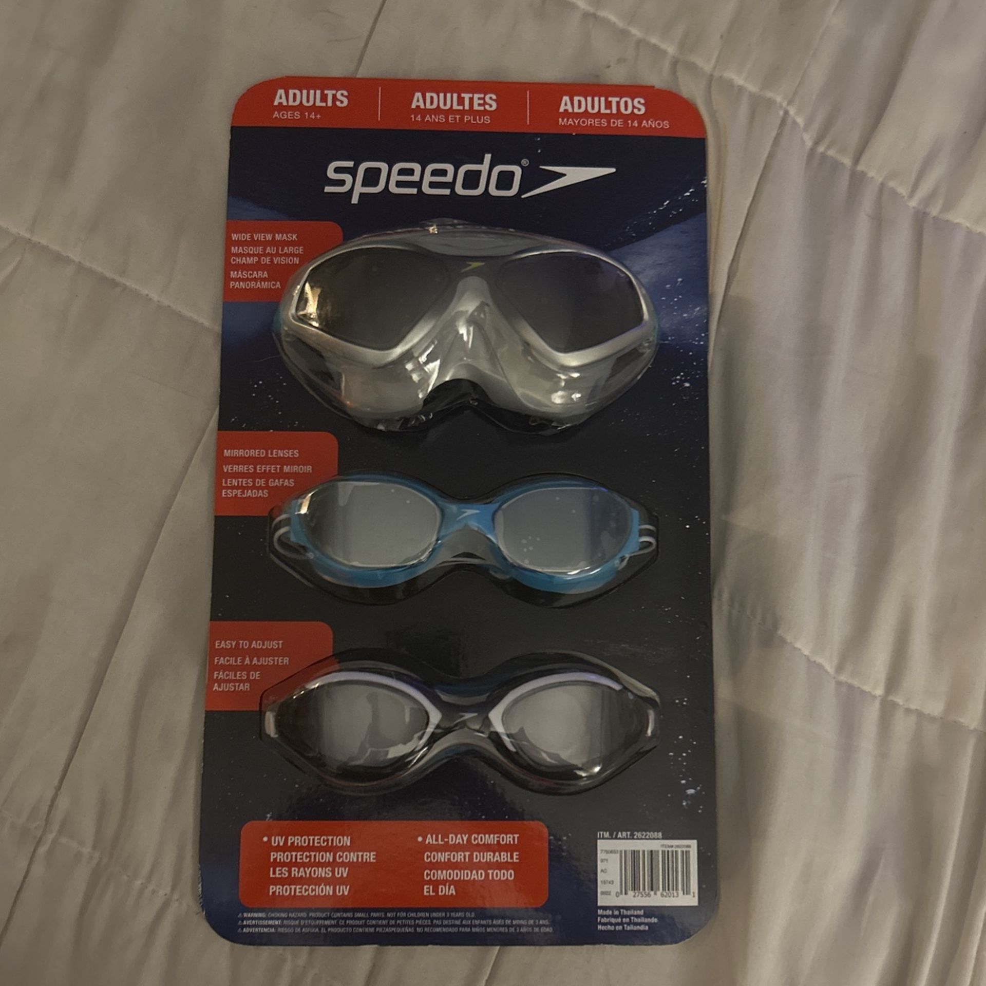 Speedo Adult Unisex Swim Goggles 3-pack for Sale in Long Beach, CA ...