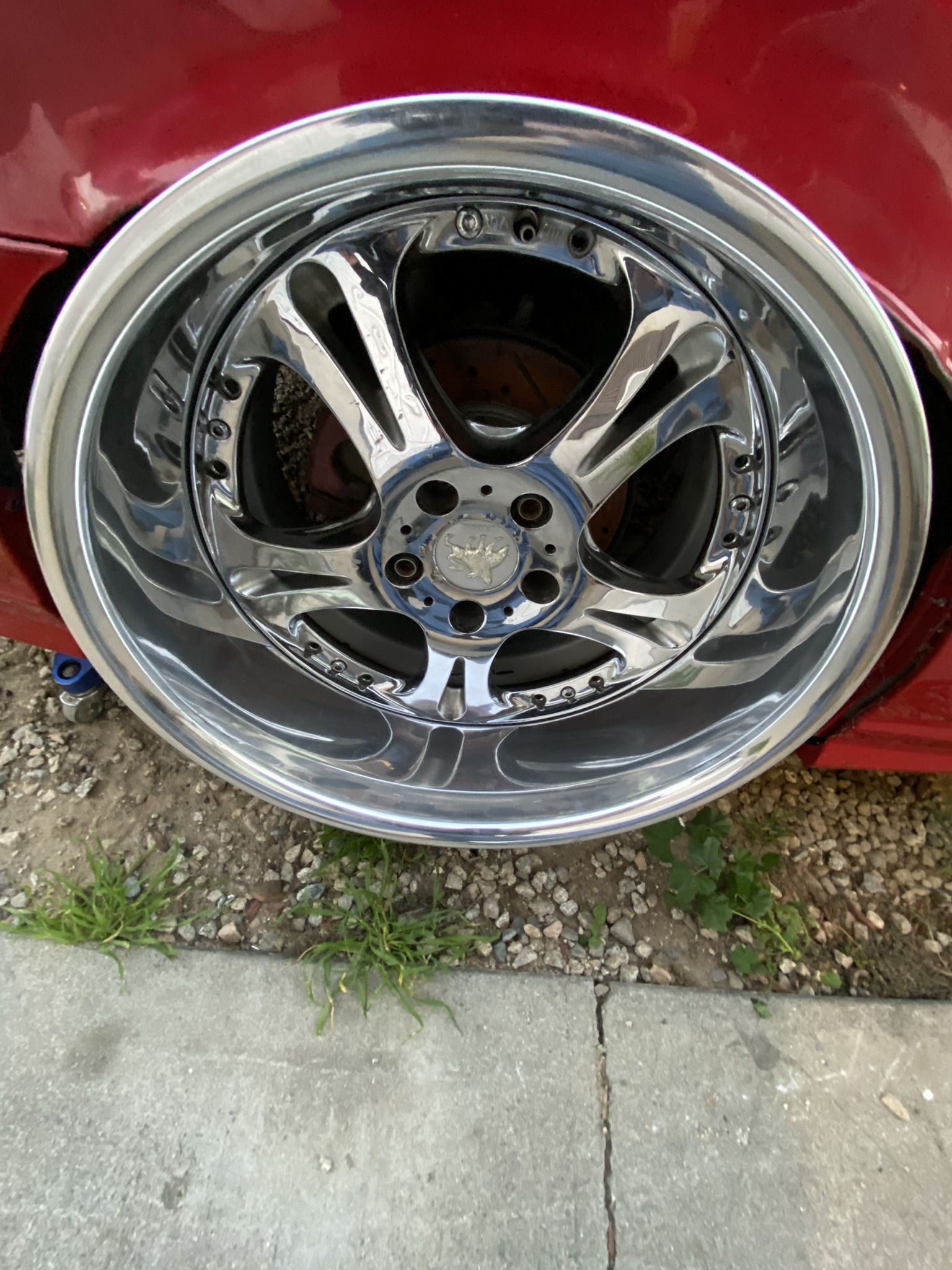 3pc Wedz Cerberus 17x 10.5 17.11.5 Real Wheels Deep Dish for Sale in ...