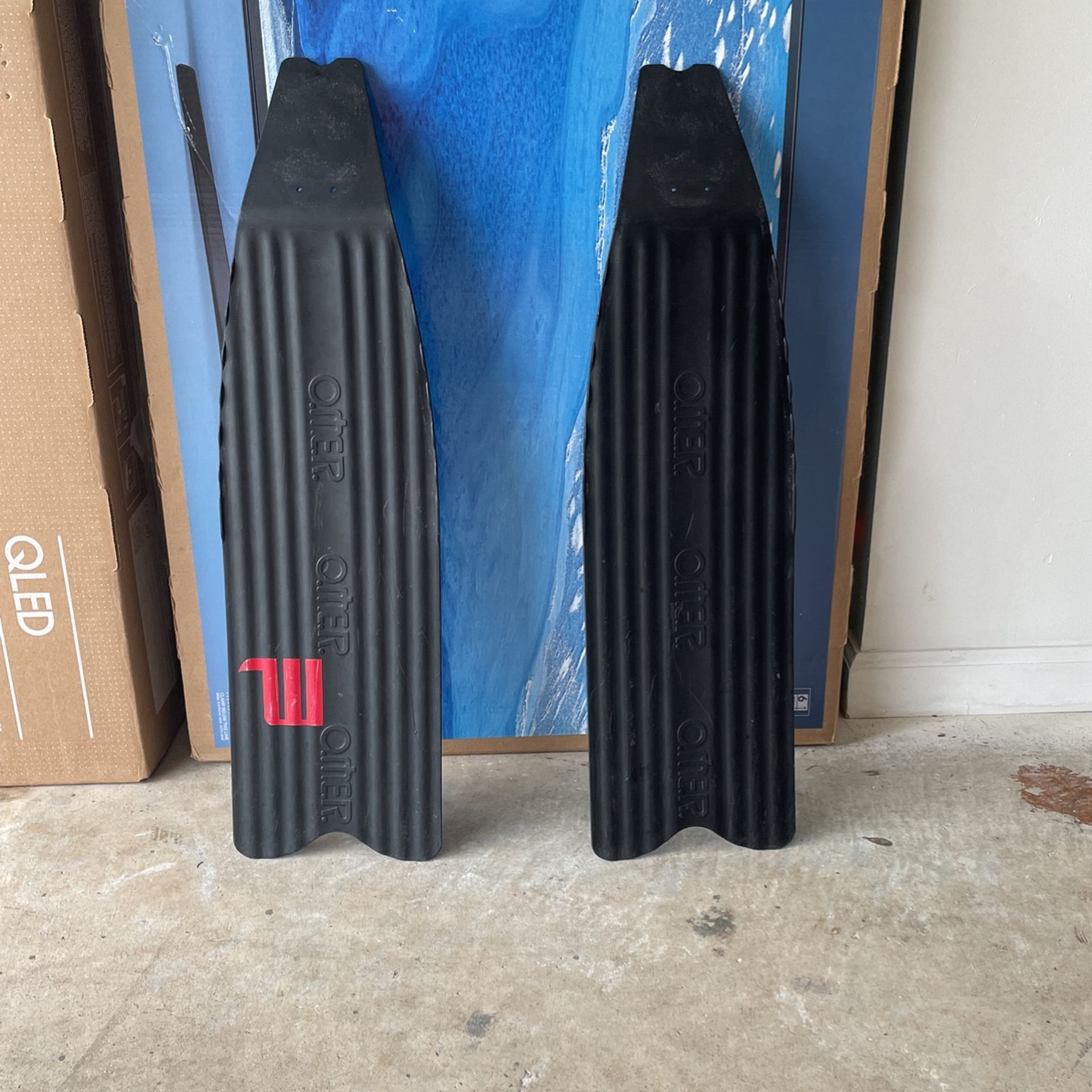 Omer Stingray Freediving Fins Blades Only for Sale in West Palm Beach ...