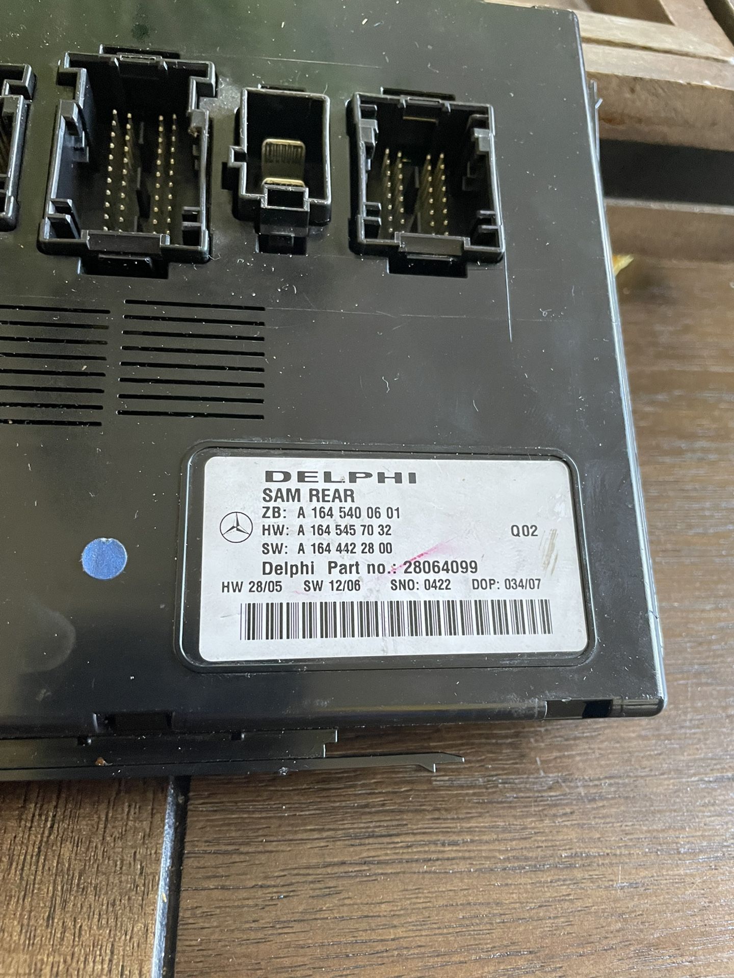 Mercedes Benz ( Acquisition Signal Control Module ) Rear Sam Module for ...