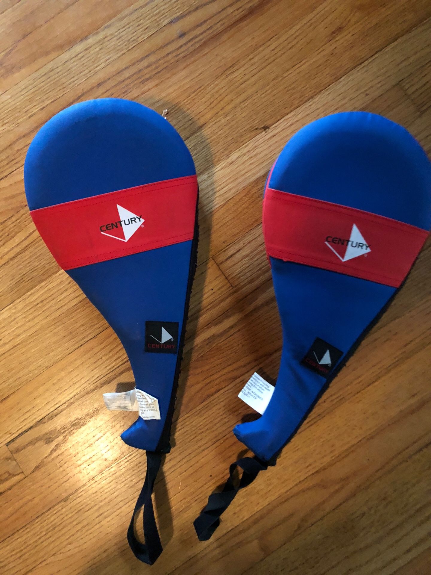 century martial arts DOUBLE CLAPPER KICKING TARGET PADDLE for Sale in ...