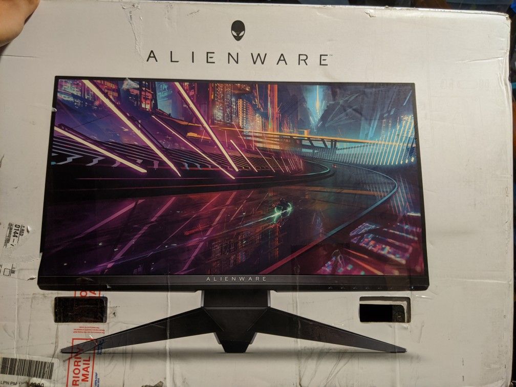 Alienware 25 Inch 240 Hertz Monitor USB 3.0 Displayport HDMI GeForce G ...