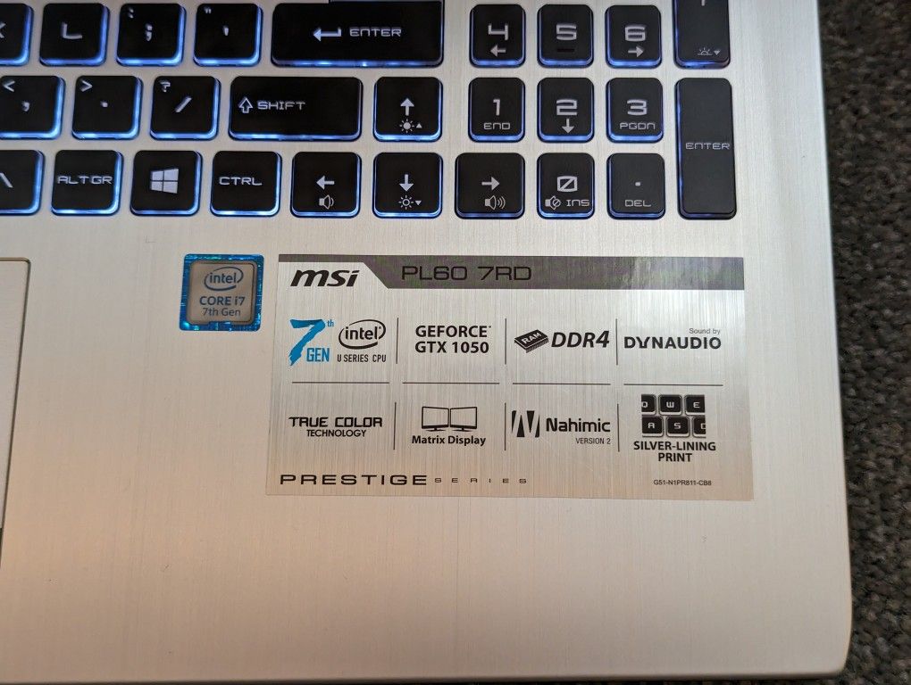 MSI PL60 7RD Gaming Laptop for Sale in Portland, OR - OfferUp