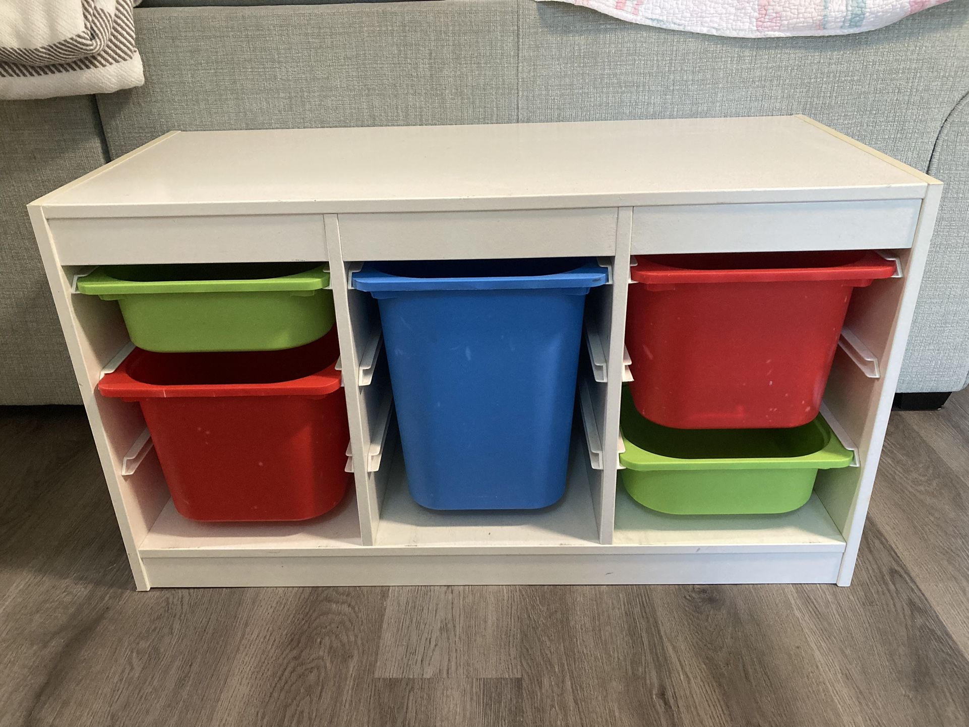 Ikea Trofast kids Storage Unit With Bins for Sale in Cypress, CA - OfferUp