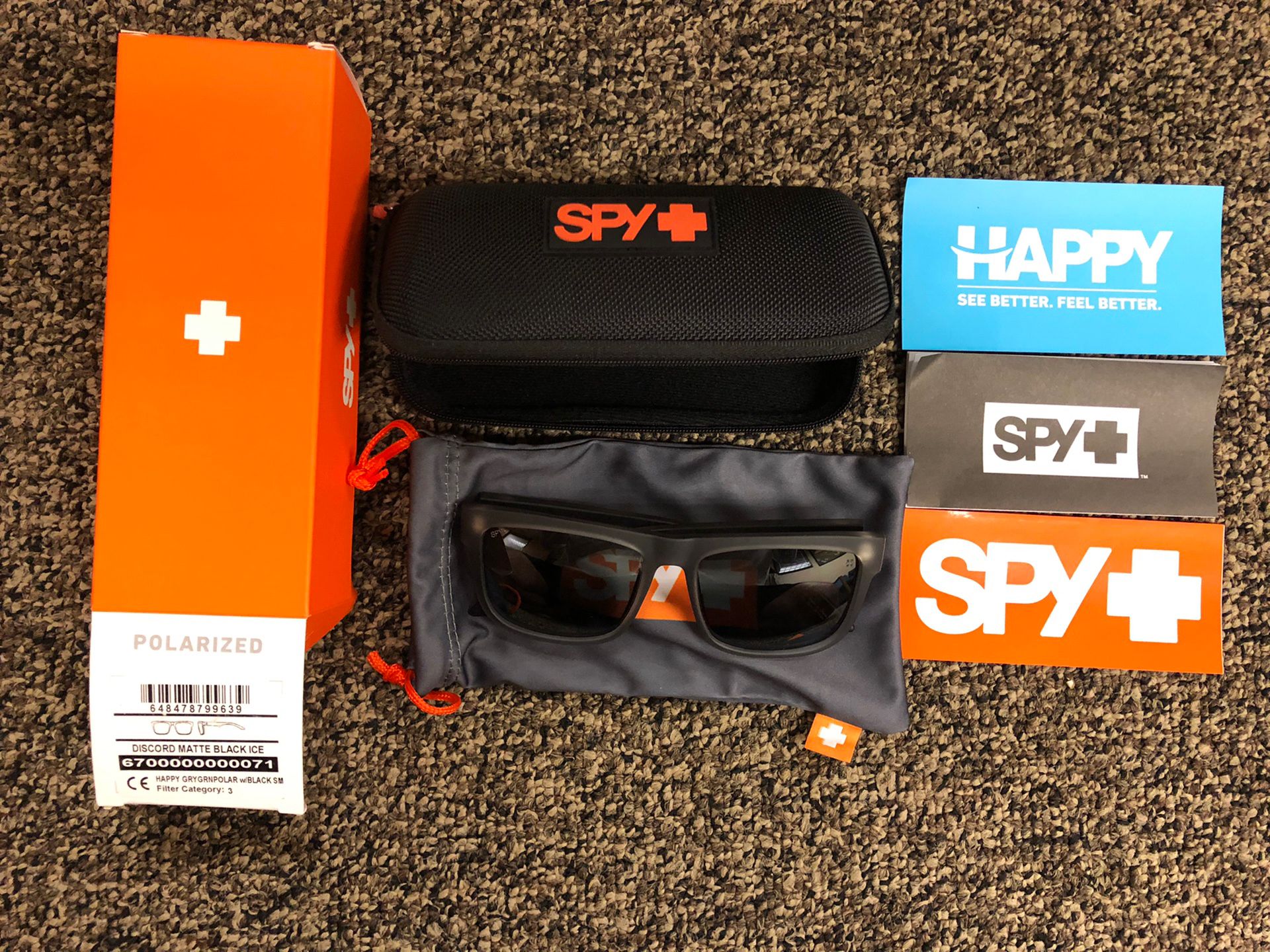 Spy Discord Sunglasses Matte Black Ice for Sale in Long Beach, CA - OfferUp