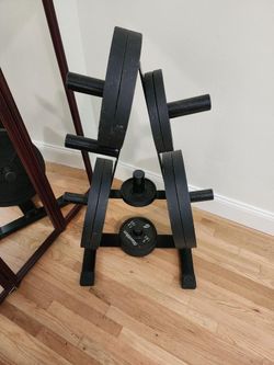 Olympic Weight Bench w/ Weights for Sale in San Diego, CA - OfferUp