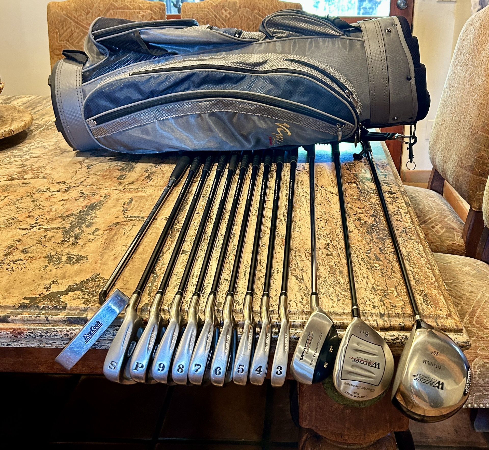 Mens Complete Right-Handed Beginner Golf Set: Warrior, Bullet, Viper ...
