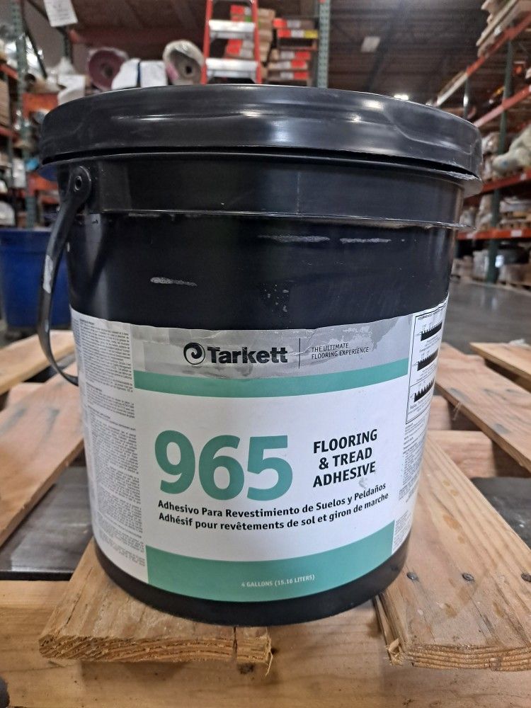 Free Nine Buckets Tarkett 965 Flooring And Tread Adhesive for Sale in Portland, OR - OfferUp