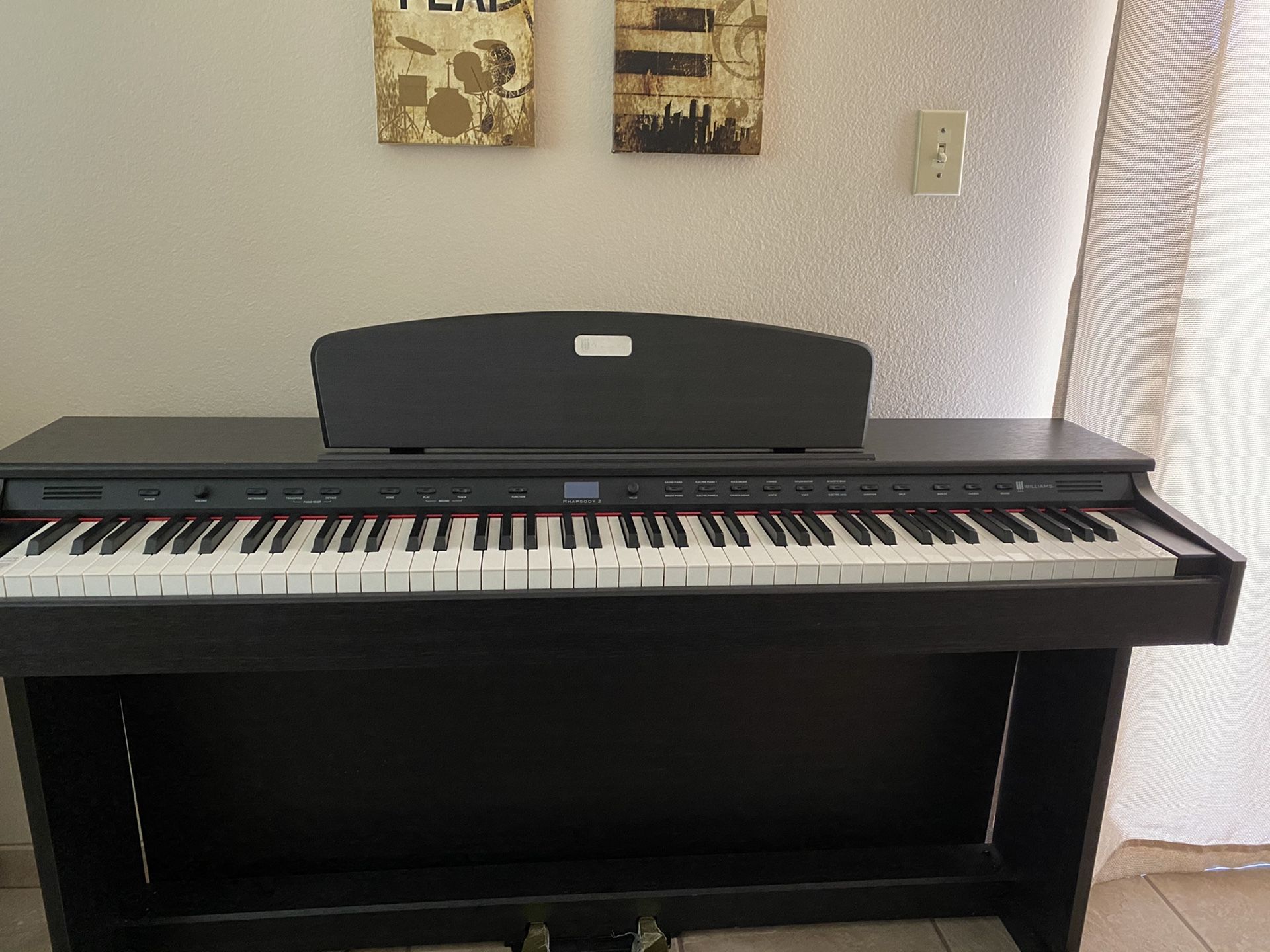 Williams Rhapsody 88 Keyboard Piano for Sale in San Juan Capistrano, CA ...
