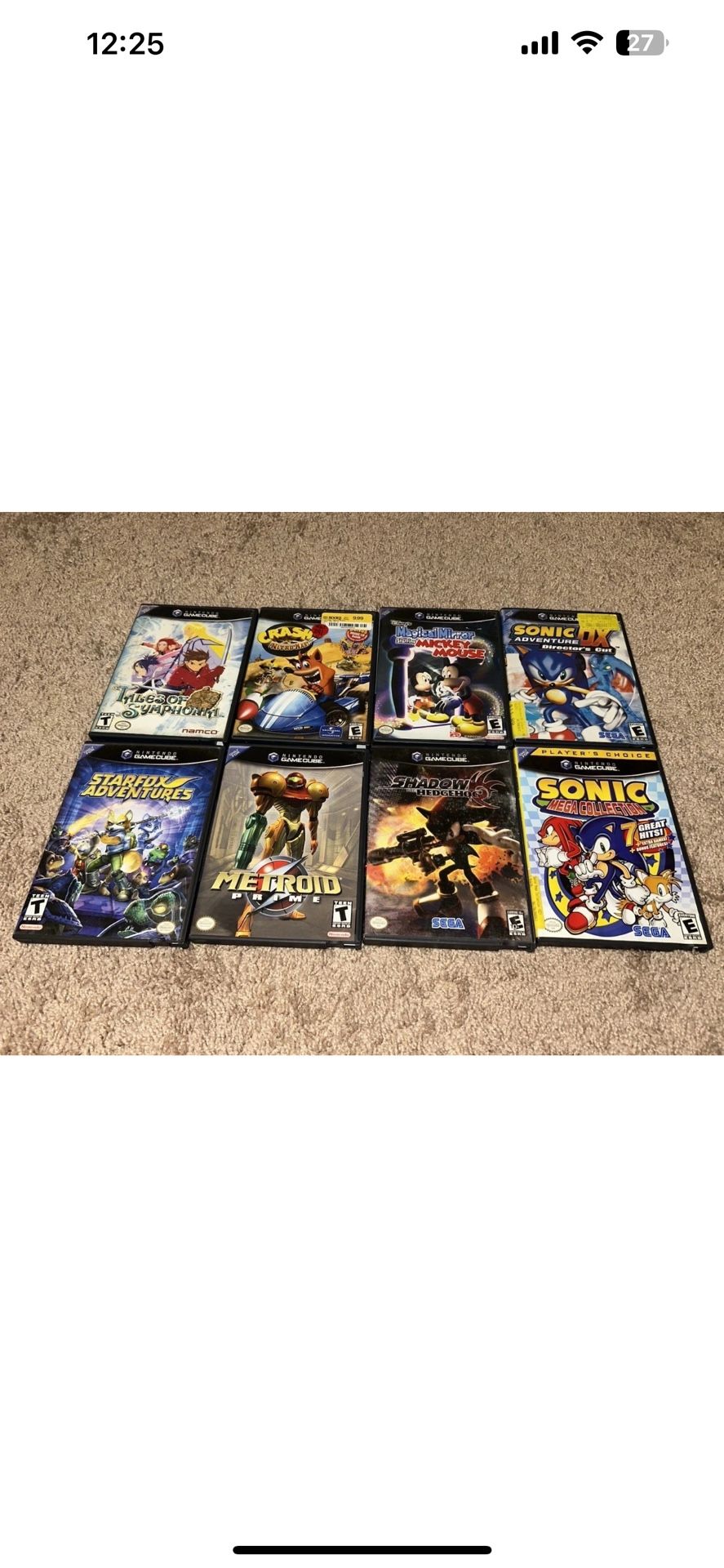 GameCube, Wii, Gameboy (and Advance). PlayStation 2, N64, SNES, Ps1 ...