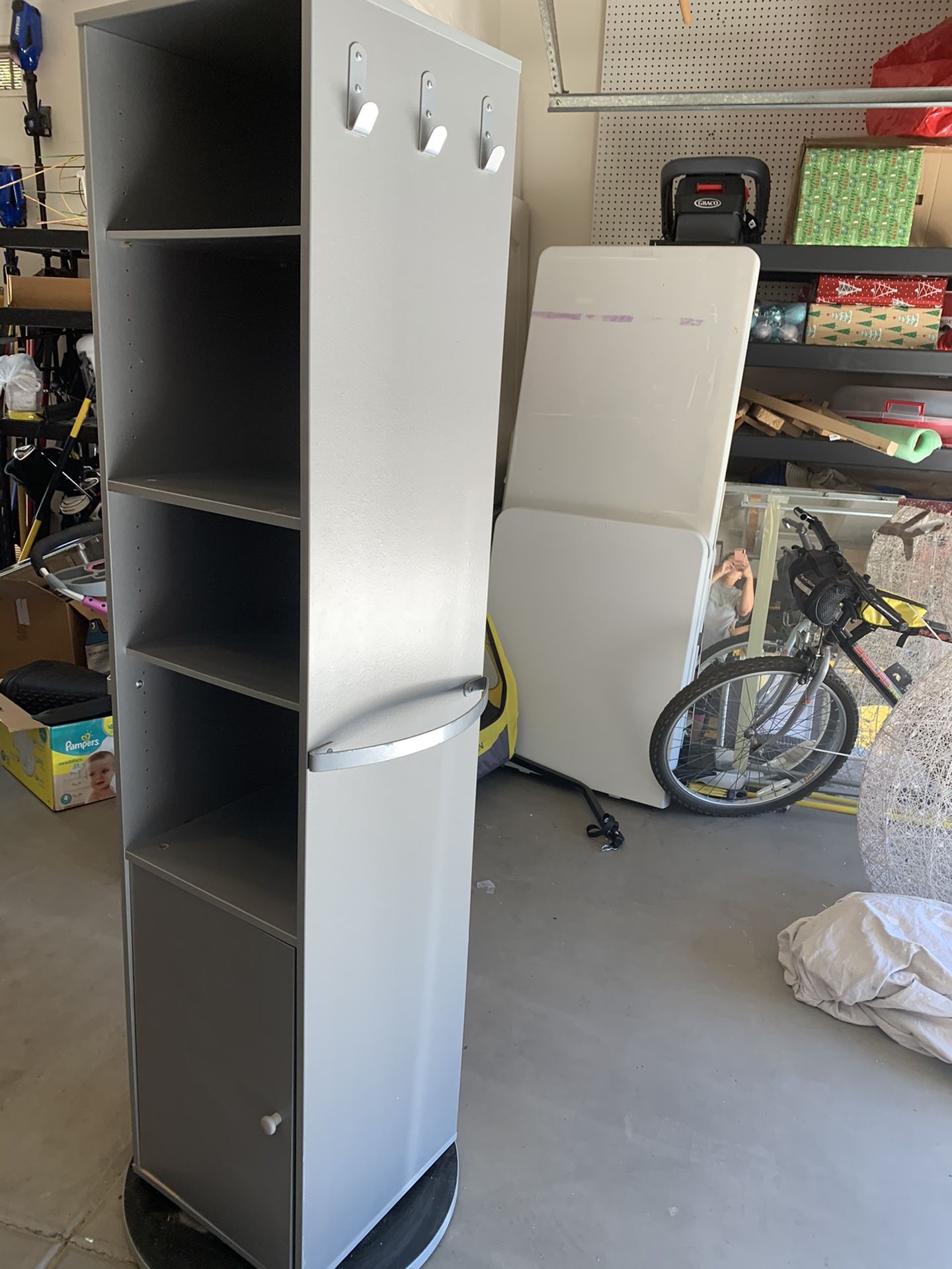 FREE!! Ikea Kajak Rotating/Swivel Cabinet/Wardrobe (has mirror and ...