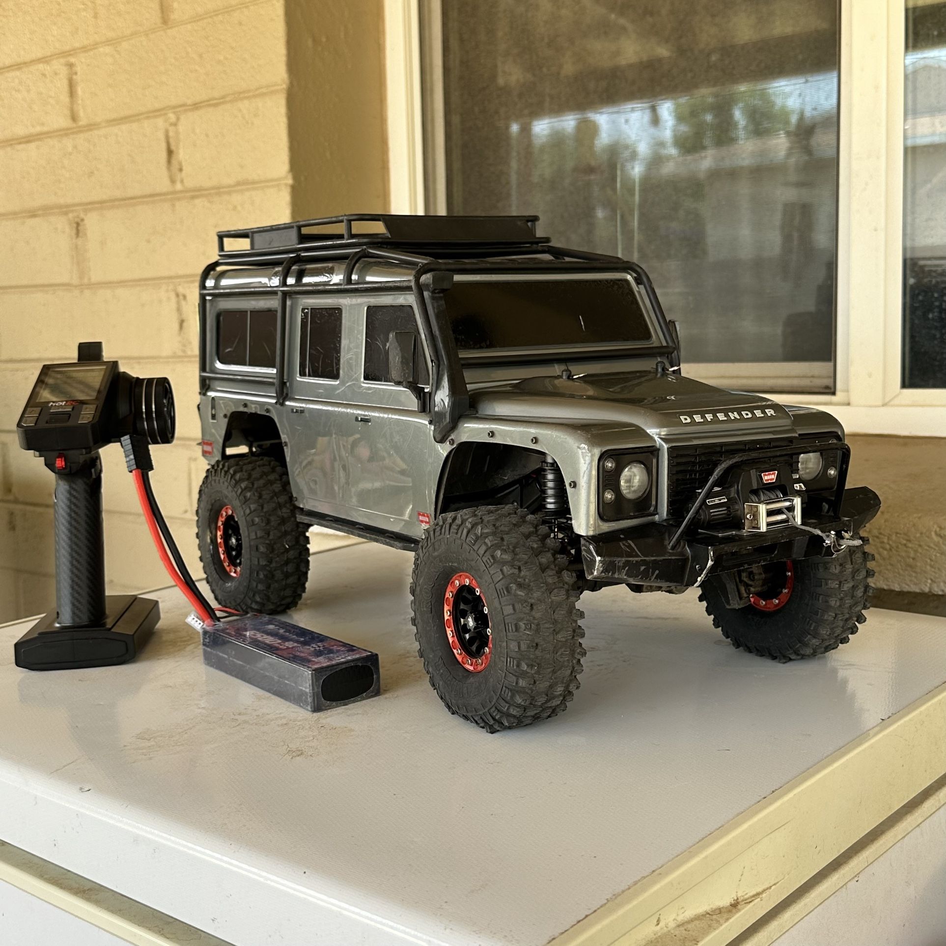 Traxxas Defender TRX4 1/10 RC Crawler W/ Upgrades TRADE for Sale in ...