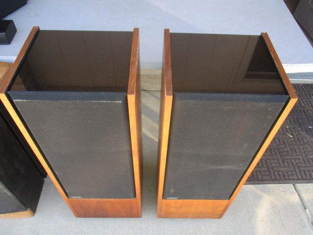 "RARE" VTG 1976 INFINITY COLUMN II STEREO MAIN TOWER SPEAKERS W/ORIG ...