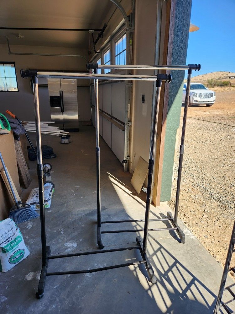 2 Clothes Racks, 1 Shoe Rack for Sale in Prescott Valley, AZ - OfferUp
