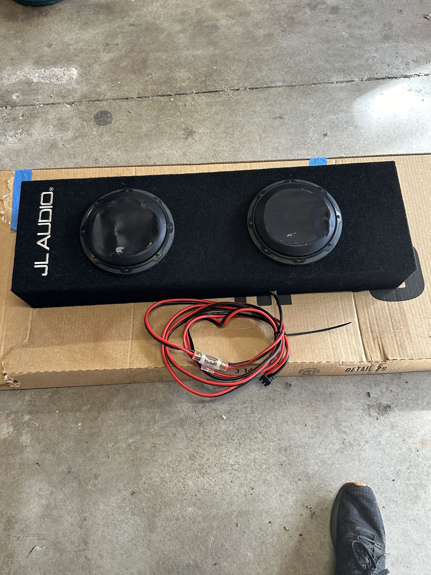 JL Audio Powered Ported Box 2 8Wv3 Subwoofers for Sale in Yorba Linda ...