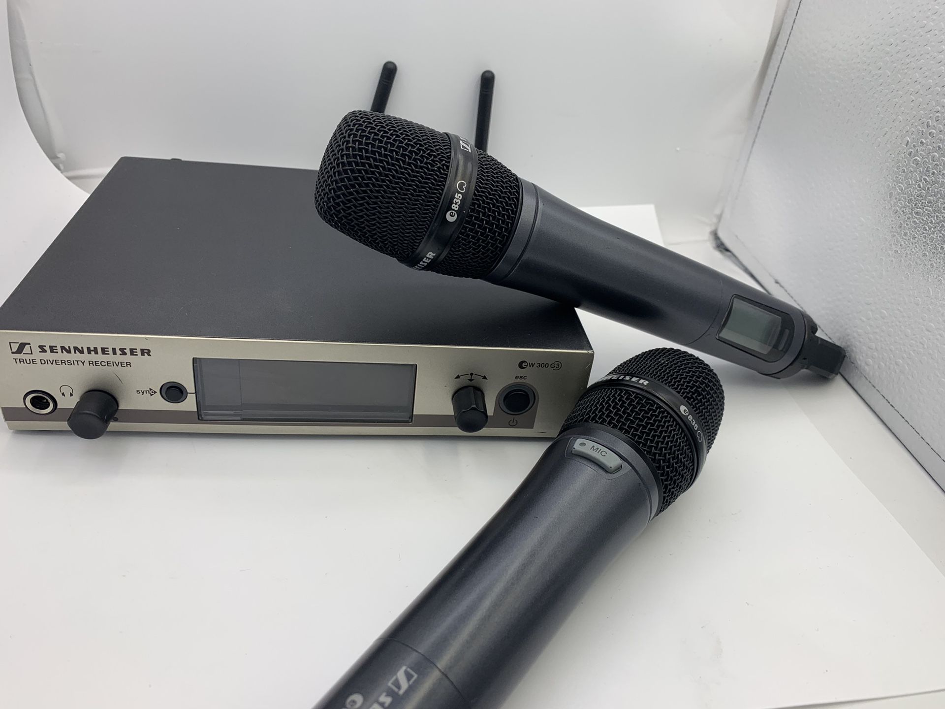 Sennheiser Bundle: 2 Wireless Mics (skm300 G3 A:516-558) And Em300 G3 ...