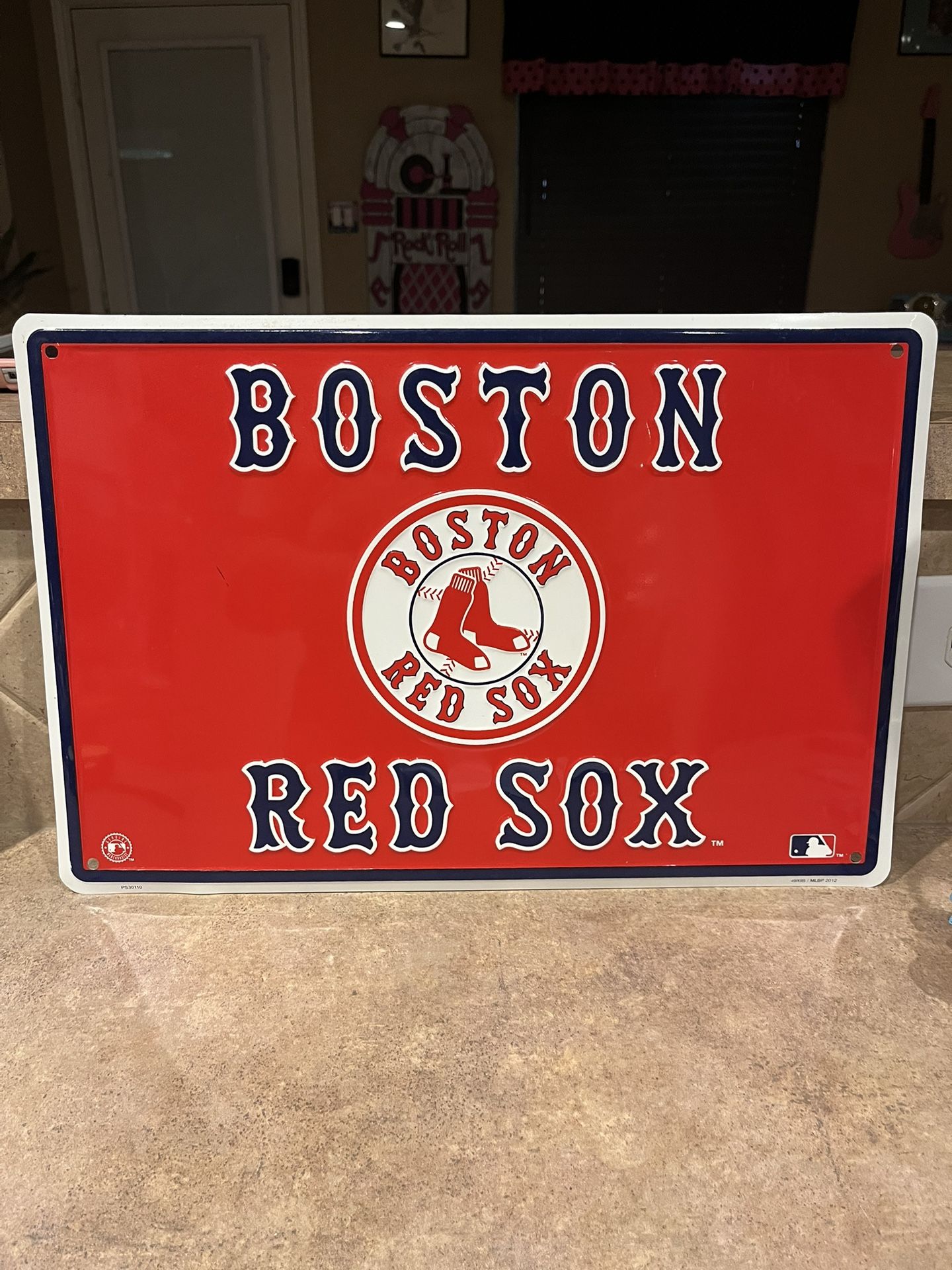 Boston Red Sox Metal Sign for Sale in Schertz, TX - OfferUp