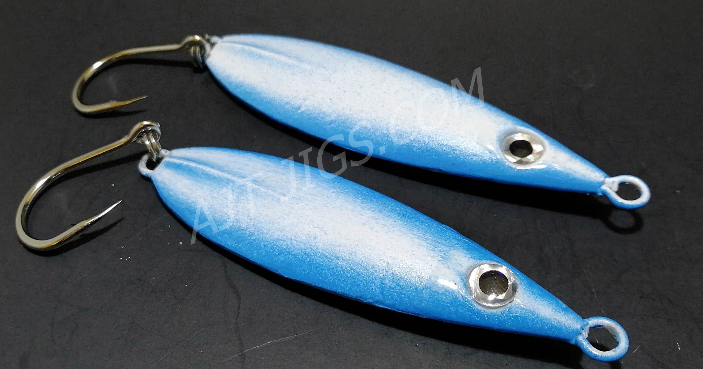 AJT x2 SLOW FLAT FALL JIGS butterfly yellowtail tuna bonito tuna jig ...
